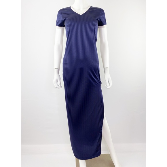 Puma | Dresses | Puma By Rihanna Short Sleeve Jersey Tshirt Maxi Dress ...